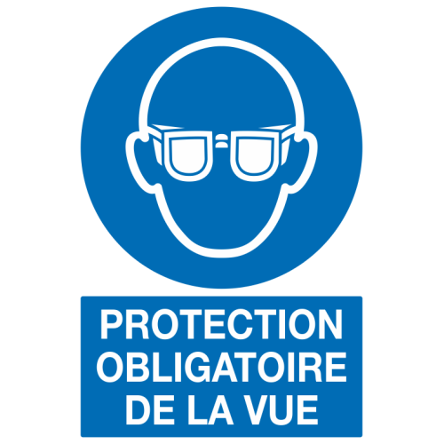 Panneau Protection Obligatoire De La Vue MPA Pro