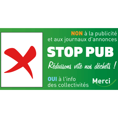 Sticker Stop Pub Écologie 4 | MPA Pro