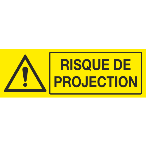Panneau Risque de projection | MPA Pro